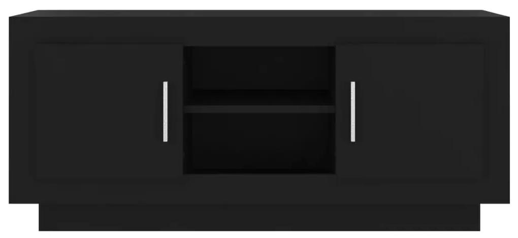 TV skříňka černá 102 x 35 x 45 cm kompozitní dřevo