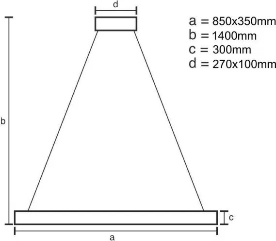 LED Stmívatelný křišťálový lustr na lanku LED/90W/230V + dálkové ovládání