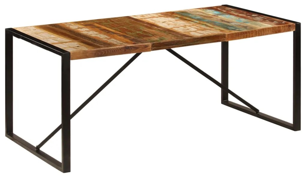 vidaXL Jídelní stůl 180 x 90 x 75 cm masivní recyklované dřevo