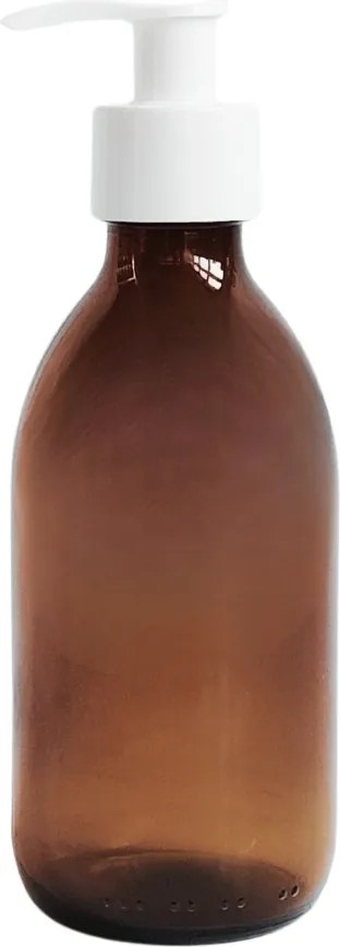 Dávkovač mýdla MONA 250 ml s bilým těsnícím dávkovačem