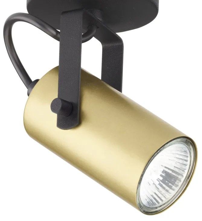 TK LIGHTING Bodové svítidlo - REDO 2793, Ø 11 cm, 230V/10W/1xGU10, zlatá/černá