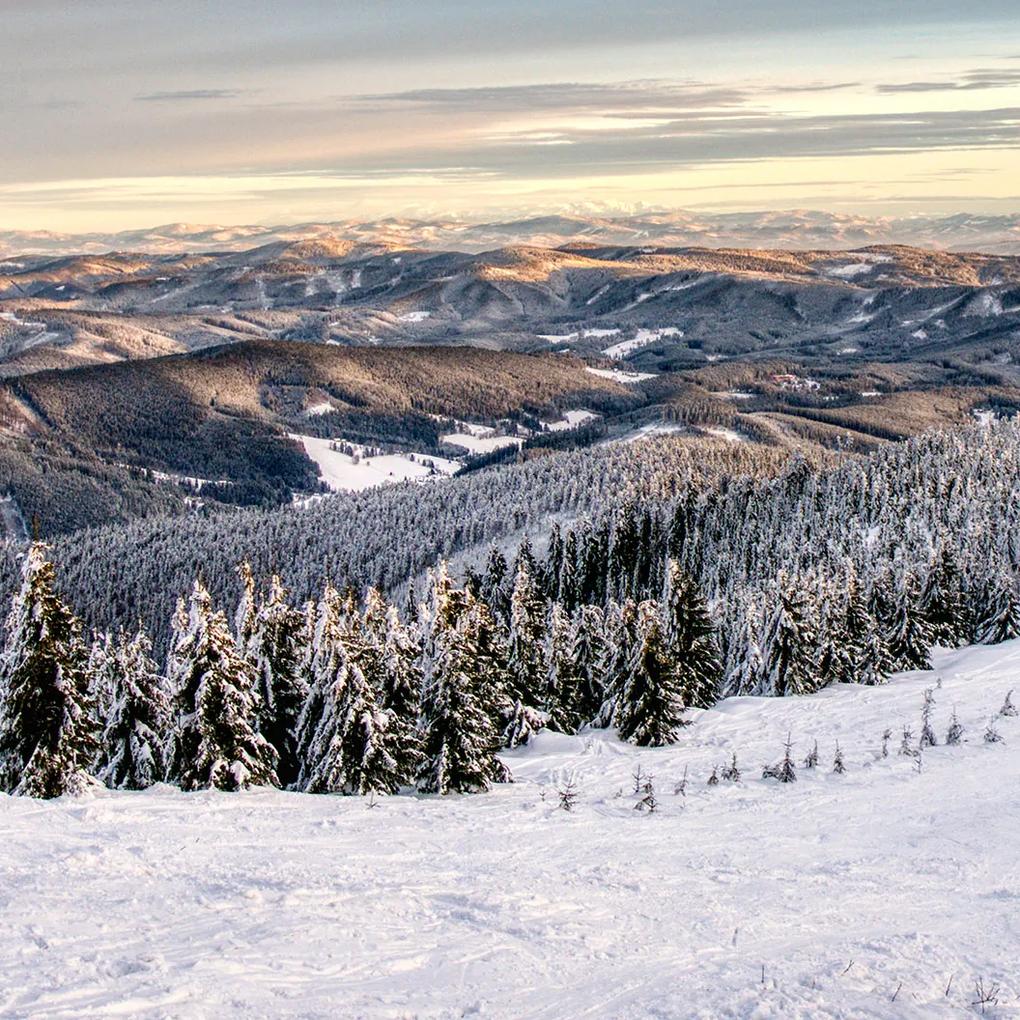 Malvis ® Tapeta Zimní panorama Vel. (šířka x výška): 432 x 290 cm