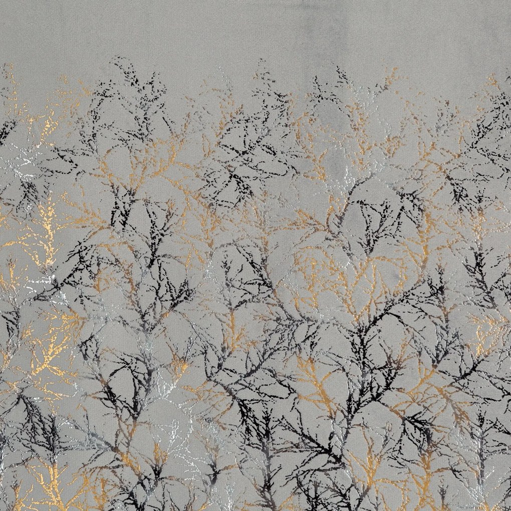 ZATEMŇOVACÍ ZÁVĚS NA KROUŽCÍCH TORI 140X250 CM VZOROVANÁ