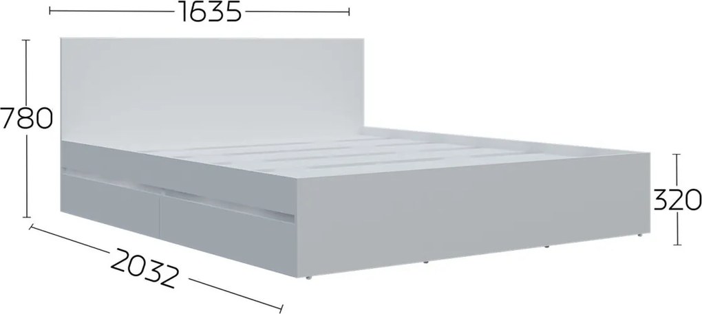 Dvoulůžko 160x200 nymfea alba Idea