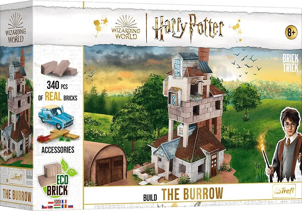 Trefl brick trick harry potter: doupě xl 340 dílů
