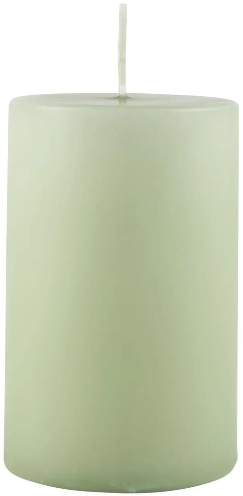 IB LAURSEN Svíčka Light Green 10 cm, zelená barva, vosk