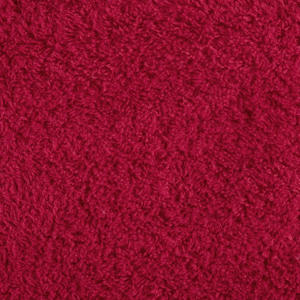 Premium ručníky SOLUND 10 ks červené 80 x 200 cm 600 g/m² 137412