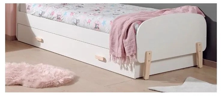Bílý šuplík pod dětskou postel 90x200 cm Kiddy - Vipack