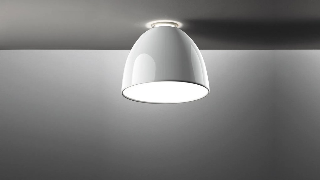 Artemide Designové stropní svítidlo Nur Gloss mini Ø 36,6 cm, 1 x E27 Barva: Černá