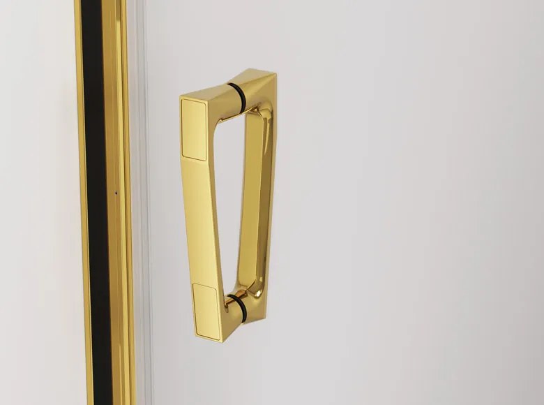 Sanswiss CADURA CA1C jednokřídlé sprchové dveře 100 cm Šířka: 1000 mm, Profil: Zlatá, Sklo: Shade 68