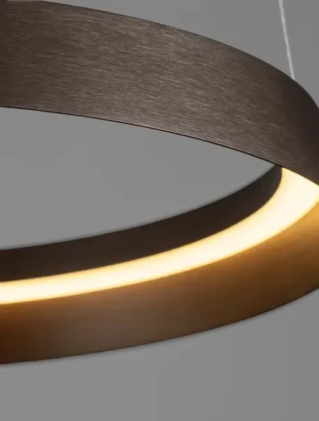 LED stmívatelné kávavé designové svítidlo Ormi