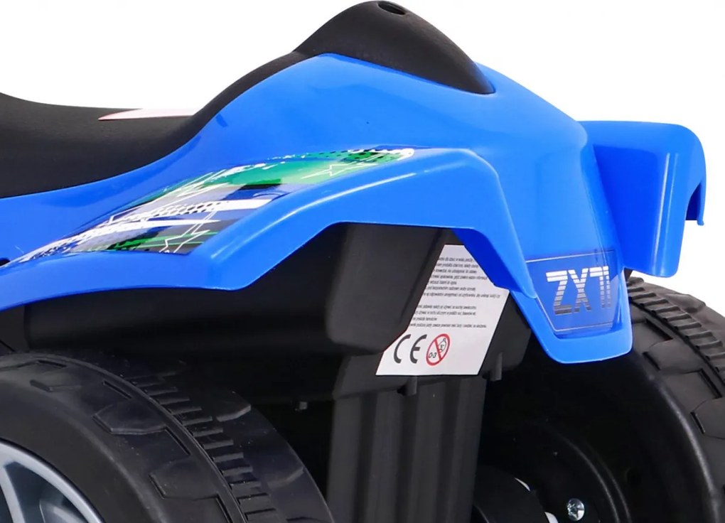 Ramiz Čtyřkolka Little Monster na baterie pro nejmenší modrá + pohon 25W