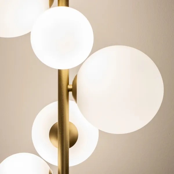 BRILAGI - LED Stojací lampa MILLA 7xG9/3W/230V zlatá/bílá