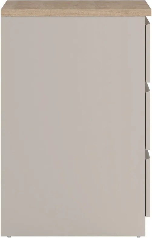 Krémová komoda 154x76x50 cm Naia – Tvilum