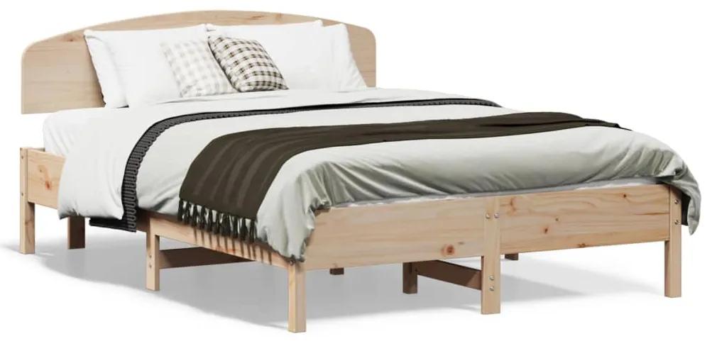 Rám postele s čelem 135 x 190 cm masivní borovice,  3207229