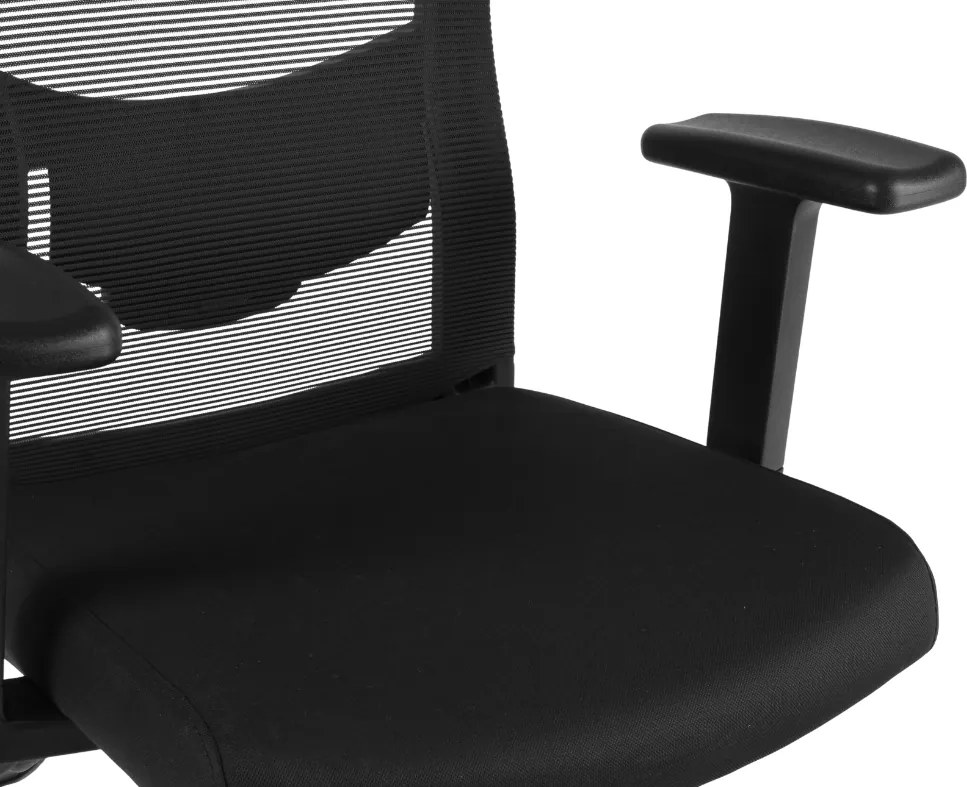 Kancelářská ergonomická židle Neoseat LORELI — černá, nosnost 150 kg