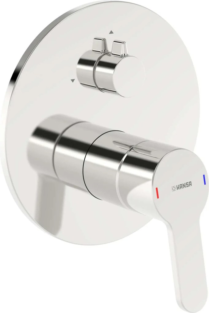 Hansa Primo - Baterie pod omítku, pro 2 spotřebiče, chrom 89909023