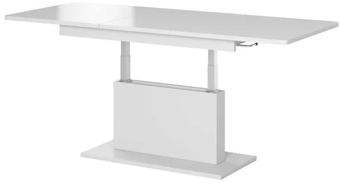Konferenční stolek BUSETTI rozkládací bílý