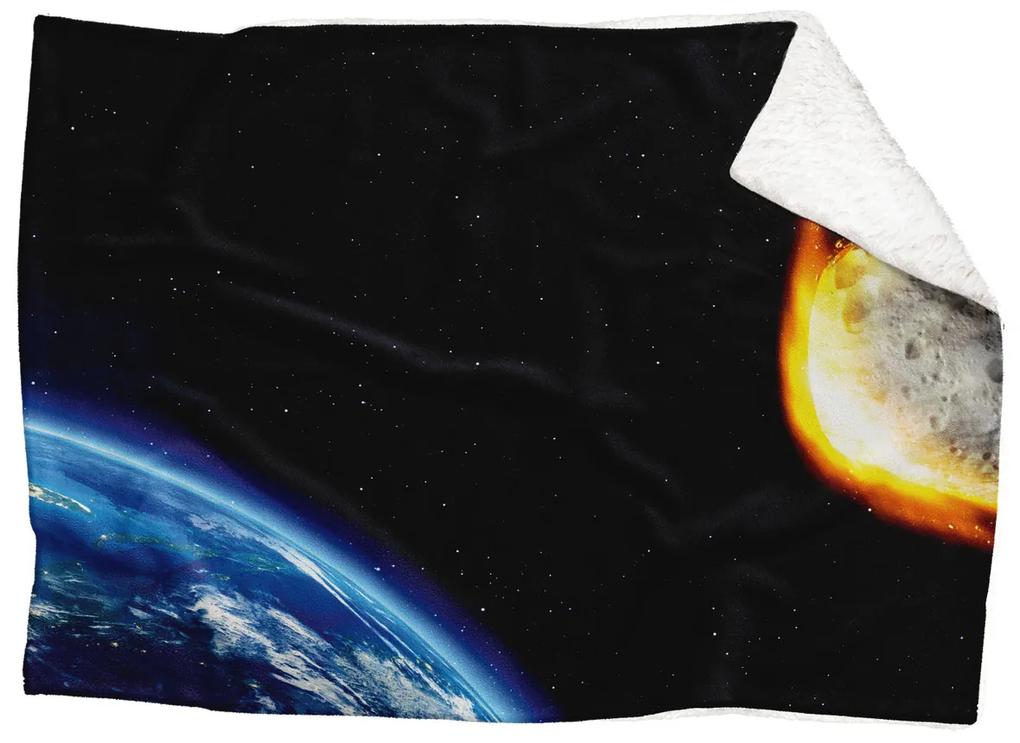 IMPAR Fleecová deka Vesmír 6 150x120 cm (Rozměr : 150 x 120 cm, Podšití beránkem: ANO)