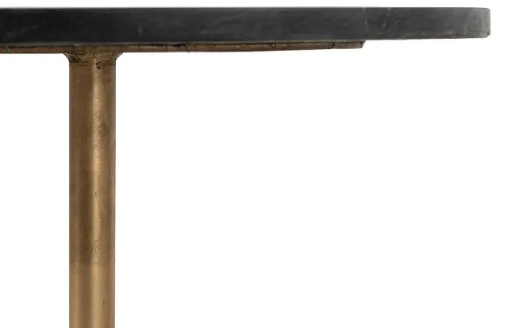 BigBuy Home Konferenční stolek Mramorový 45 x 45 x 31 cm