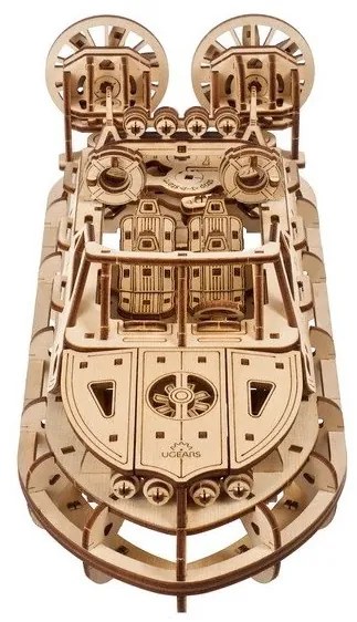 Ugears 3D Dřevěné mechanické puzzle Záchranné vznášedlo