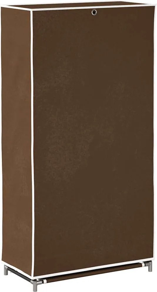 Látkový botník uzavíratelný 58 x 28 x 106 cm hnědý 240504