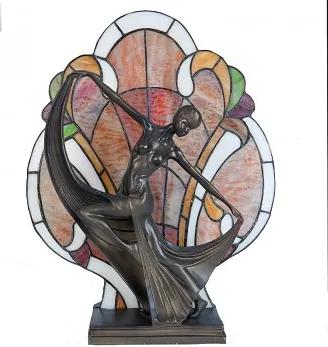 ClayreC Dekorativní lampa Tiffany Danser 5LL-5783