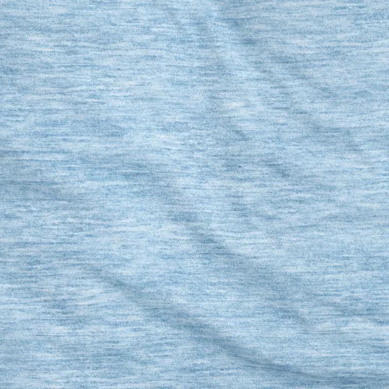 SCANquilt povlečení JERSEY melange modrá 140 x 200/70 x 90 cm