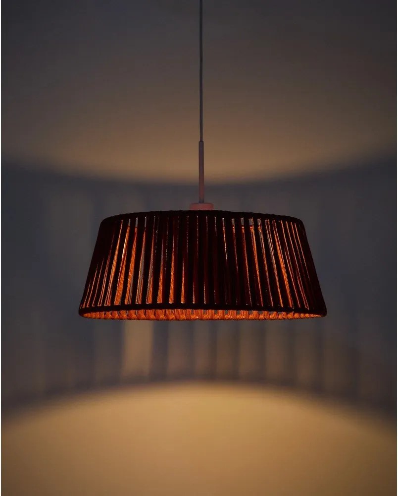 Kovové stínidlo v terakotové barvě ø 46 cm Aldet – Kave Home