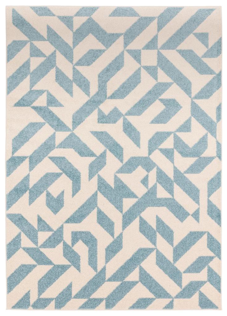 Tribeca Design Kusový koberec Jars Blue Shapes Rozměry: 160x230 cm
