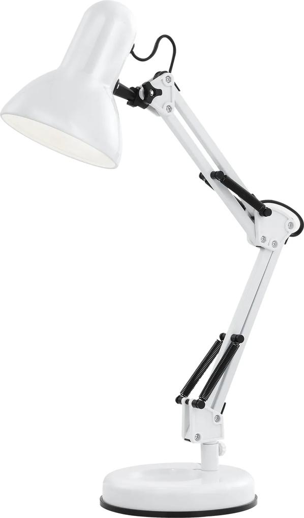Globo 24881 FAMOUS - Bílá lampa na pracovní stůl