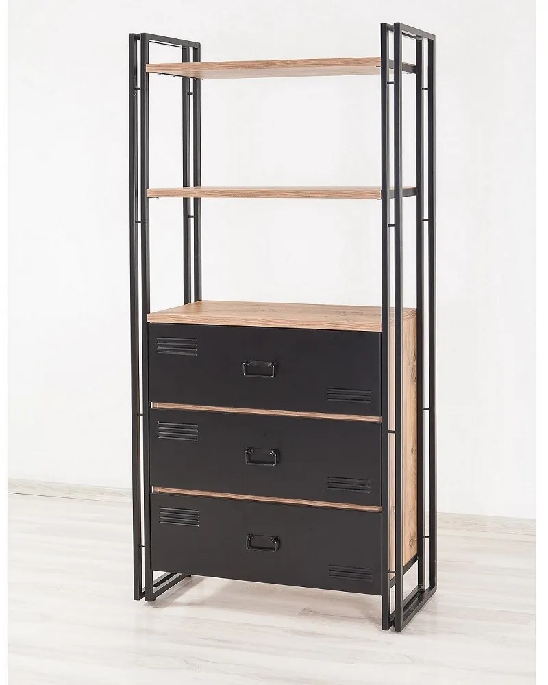 Designový regál Ilaria 180 cm borovice