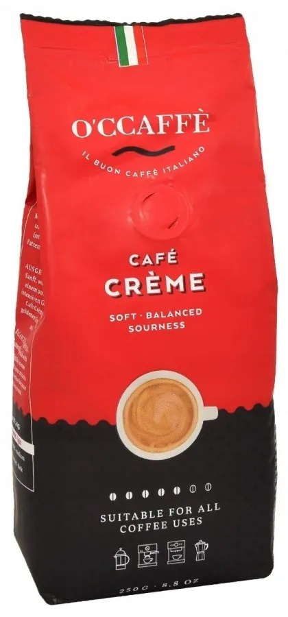 O´Ccaffé ZRNKOVÁ KÁVA O'CCAFFÉ CAFÉ CRÉME ROSSO 1 kg