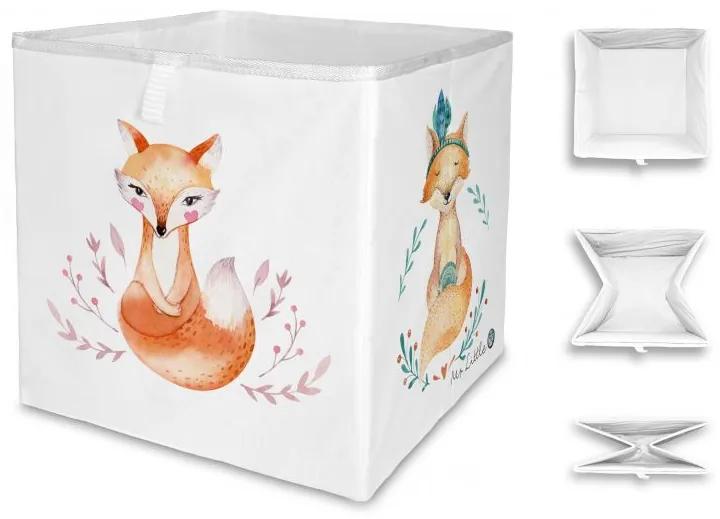 Úložná krabice mister  fox, 32x32 cm