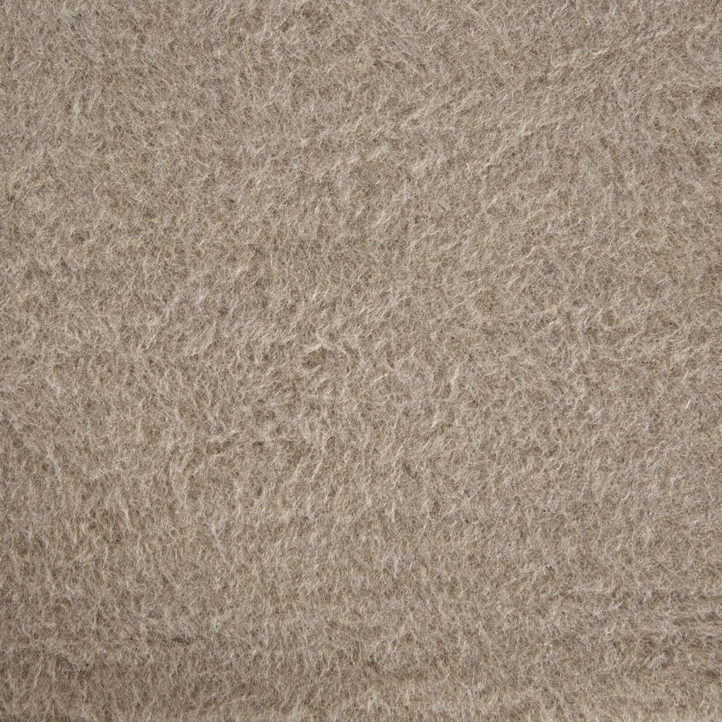 BAVLNĚNÁ DEKA AKRYL7 150X200 CM TMAVĚBÉŽOVÁ