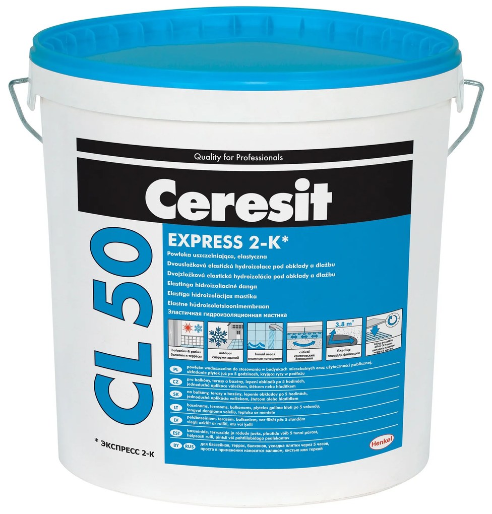 Hydroizolace Ceresit CL 50 Express 2-K 12,5 kg