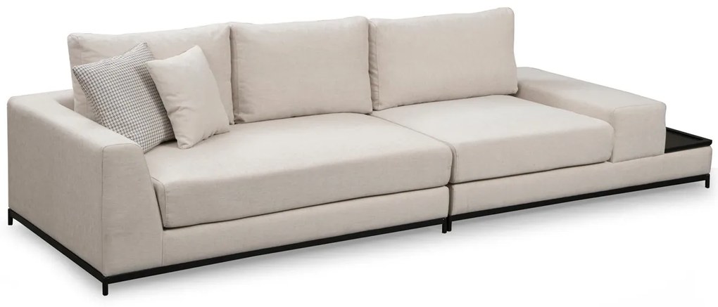 Hanah Home Čtyřmístná pohovka LINE béžová 320 cm 560ARE1316