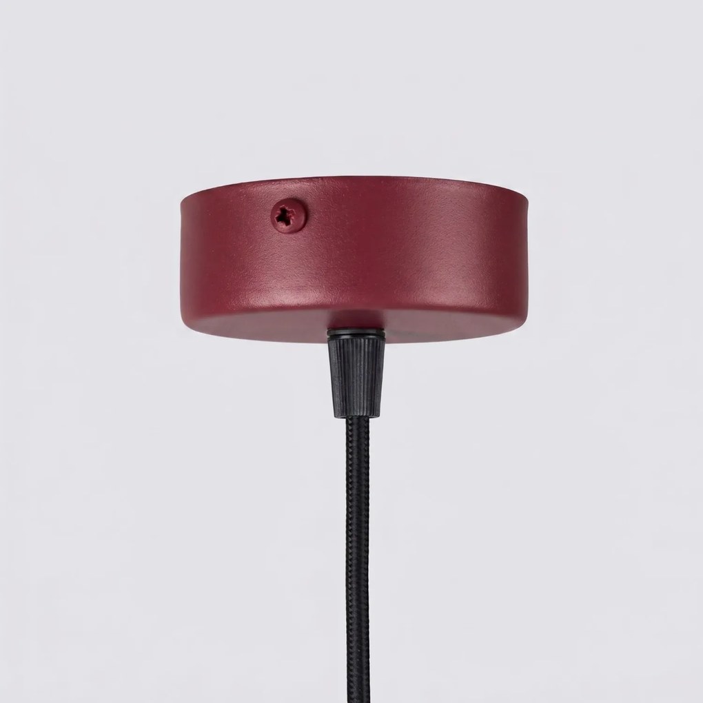 Sollux Lighting Závěsné svítidlo ARCHE 1 bordó
