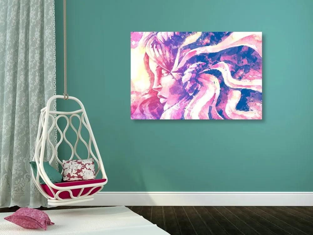 Obraz žena ve fantasy provedení - 120x80 cm