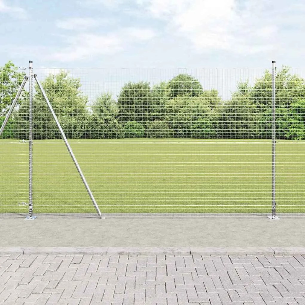 Svařovaná drátěná plotina s betonovou základnou 10 x 1,4 m 3352292