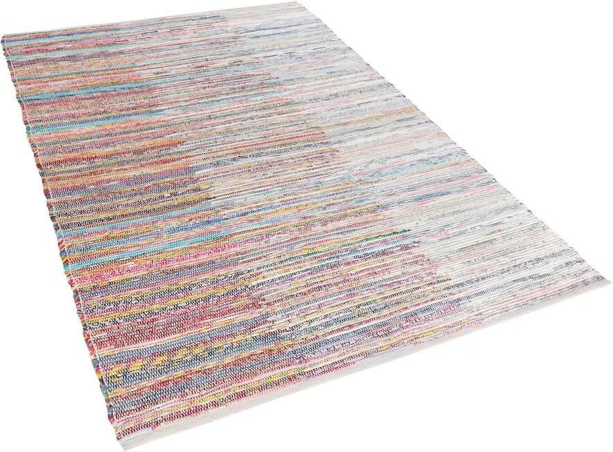 Barevný tkaný bavlněný koberec 140x200 cm - MERSIN