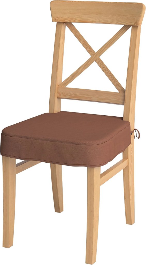 Sedák na židli IKEA Ingolf barva hnědá