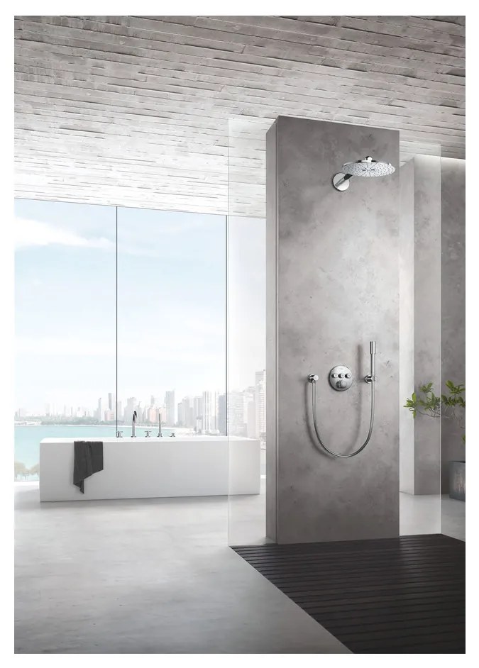 Grohe Rainshower 310 SmartActive - Set hlavové sprchy s 2 režimy proudu, chrom 26475000