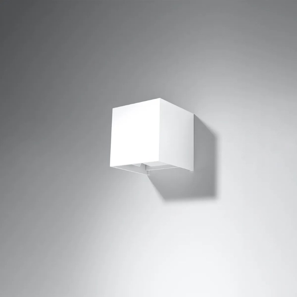 Sollux Lighting Nástěnné svítidlo LUCA bílé LED IP54