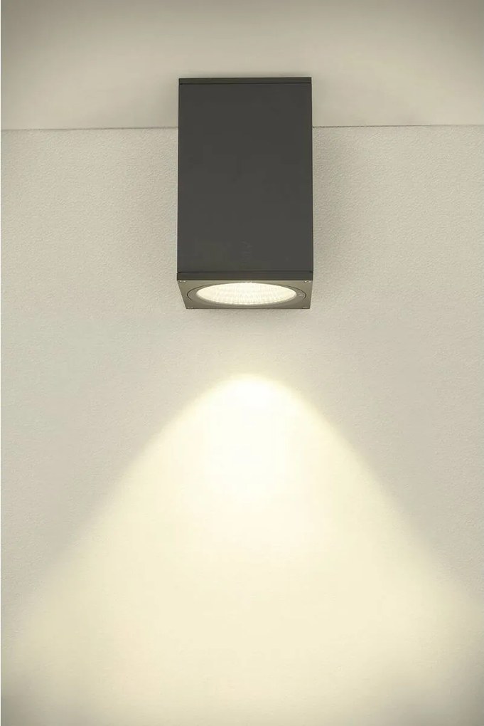 LA 1003439 ENOLA SQUARE L Outdoor, stropní LED svítidlo, antracitové, CCT 3000/4000K - BIG WHITE (SLV)