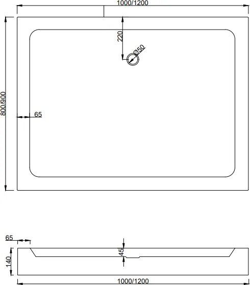 Mexen APIA, sprchový kout s posuvnými dveřmi 120 (dveře) x 80 (stěna) cm, 5mm čiré sklo, černý profil + bílá sprchová vanička RIO, 840-120-080-70-00-4510