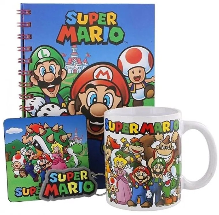 Dárkový set4 hrnek|super mario