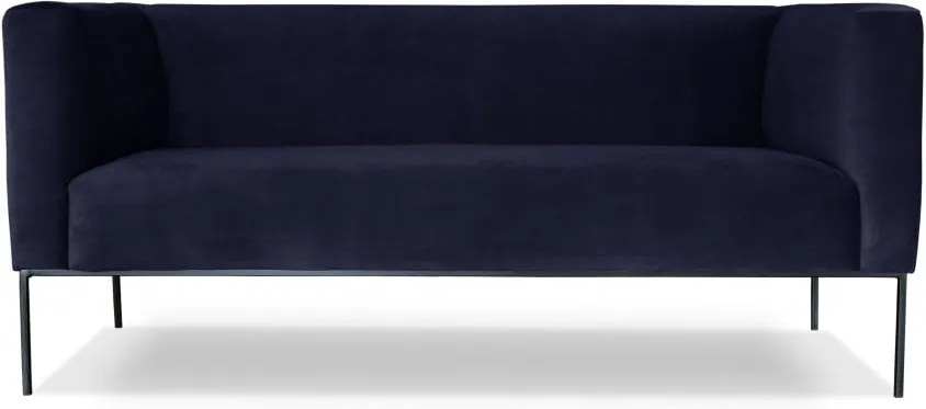 Sytě modrá dvojmístná pohovka Windsor & Co. Sofas Neptune