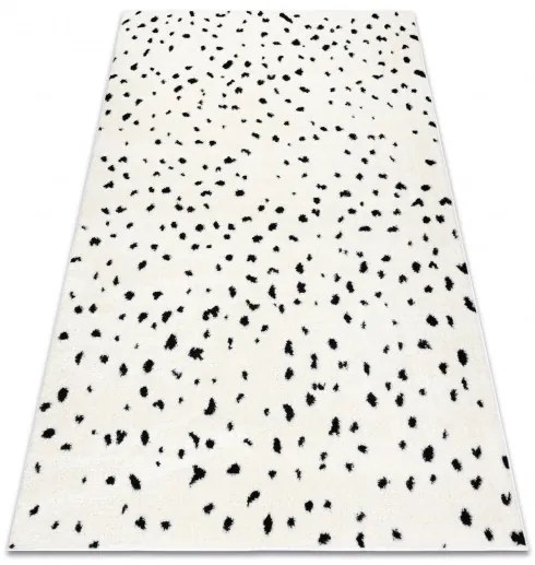 Dywany Łuszczów, Kusový koberec Mode 8508 cream/black, 120x170, bílá, chodba / předsíň