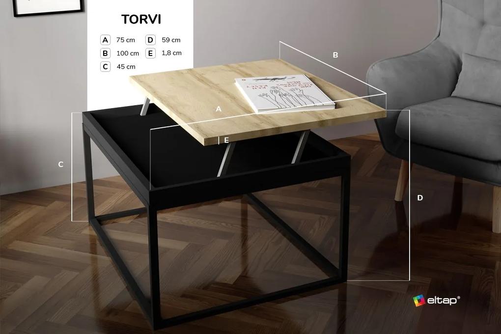 konferenční stolek TORVI - sonoma